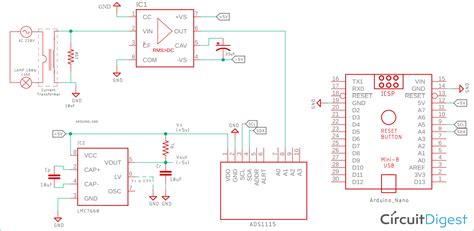 Ac Current Measurement Using Arduino And Current 56 Off