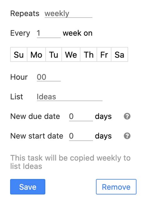 How To Create Recurring Tasks Breeze Help
