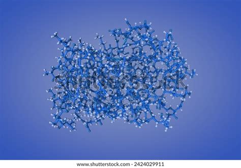 Structure Human Sonic Hedgehog Complex Zinc Stock Illustration 2424029911 Shutterstock