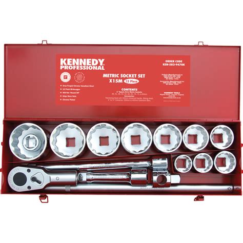 Kennedypro Socket Set Cromwell Tools