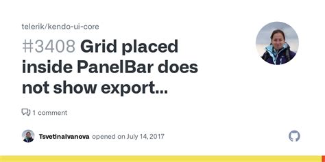 Grid Placed Inside Panelbar Does Not Show Export Progress · Issue 3408 · Telerikkendo Ui Core