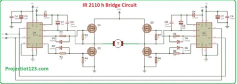IR2110 Circuit In Proteus Arduino Simulation For Power Control