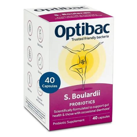Optibac Probiotics Saccharomyces Boulardii 5 Billion 46s