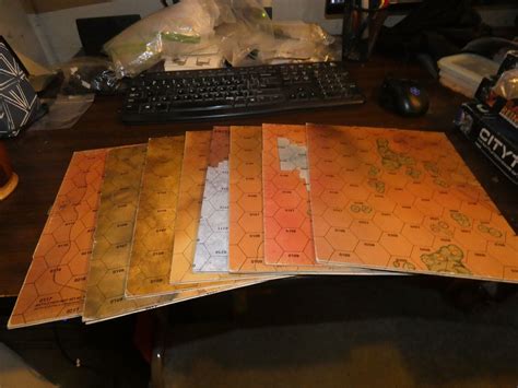 Battletech Map Set 2 8 Mapsheets Cardstock 4565768718