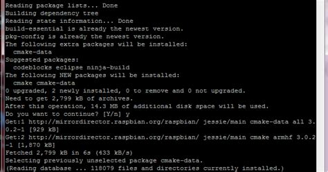 不會喬經理 之 不落格格 raspberry pi 3 三 安裝opencv
