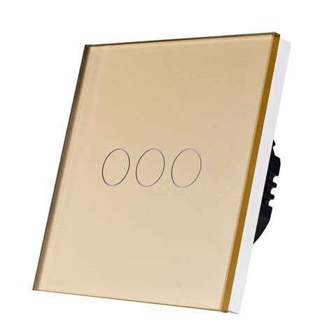 کلید لمسی سه پل هوشمند شیشه Tuyair