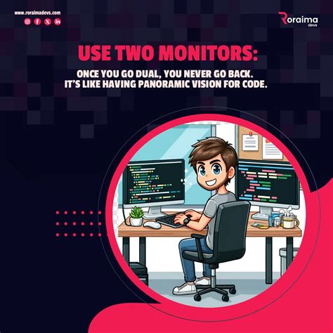 Roraima Devs On Linkedin Dualmonitors Techsetup Codinglife