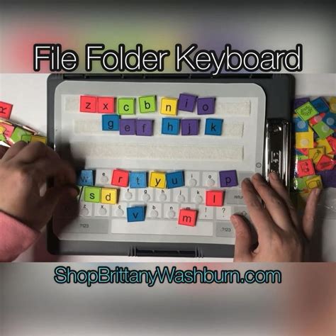 file folder keyboard activities [video] [video] kindergarten
