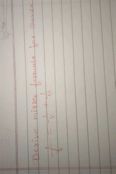 Page Derive Mirror Formula For Convex F1 V1 U1 Filo