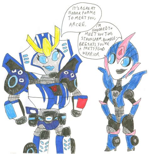 Strongarm Meets Arcee By SithVampireMaster On DeviantArt