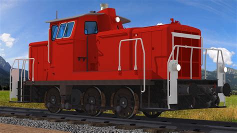 3d Model Db Class V60 Hydrodynamic Diesel Shunting Locomotive