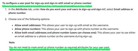 Amplify Add Auth Mandatory Requiredattributes When Using Cli Sign