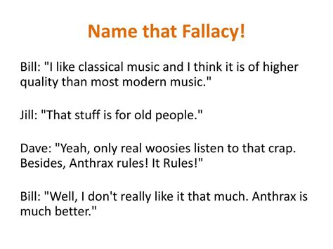 PPT Name That Fallacy PowerPoint Presentation Free Download ID 1963468