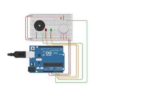 Circuit Design Lpg Gas Detector Tinkercad