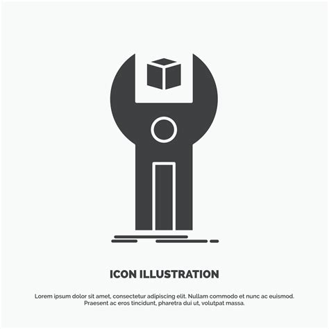 SDK App Development Kit Programming Icon Glyph Vector Gray Symbol For UI And UX Website Or