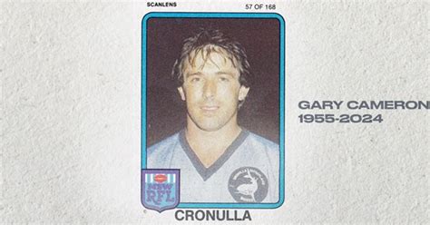 Vale Gary Cameron Sharks