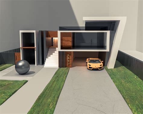House Series 01 Adobe Dimension Render Behance