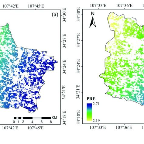 The Interpolation Results Of Meteorological Data In Qishan County A Download Scientific