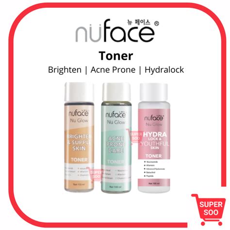 Nuface Nu Glow Toner Face Toner Brighten And Supple Skin Hydra Lock And Youthful Acne Prone
