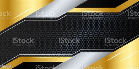 가벼운 장식과 금속 질감 패턴현대 블랙과 골드 3d 추상적 배경 0명에 대한 스톡 벡터 아트 및 기타 이미지 0명 3차원 형태 강단 Istock