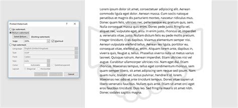 How To Insert A Watermark In Word IONOS
