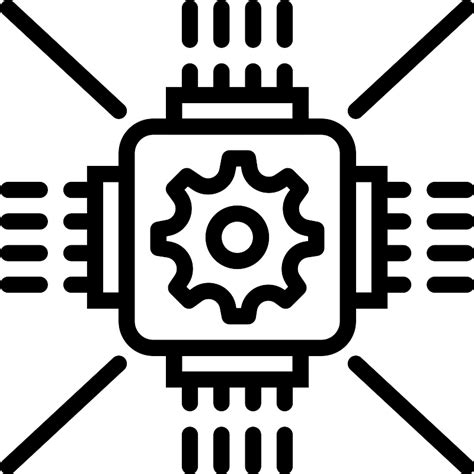 Processor Cpu Vector SVG Icon SVG Repo