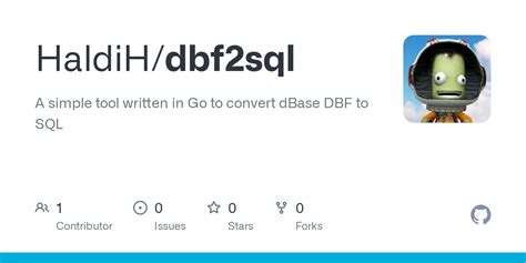 GitHub HaldiH Dbf Sql A Simple Tool Written In Go To Convert DBase DBF To SQL