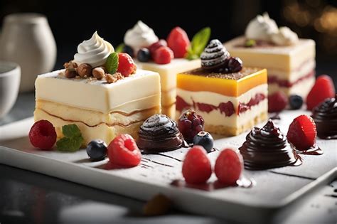 Premium Ai Image Sweet Dessert