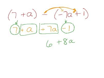 Adding And Subtracting Expressions Math Algebra Linear Equations ShowMe