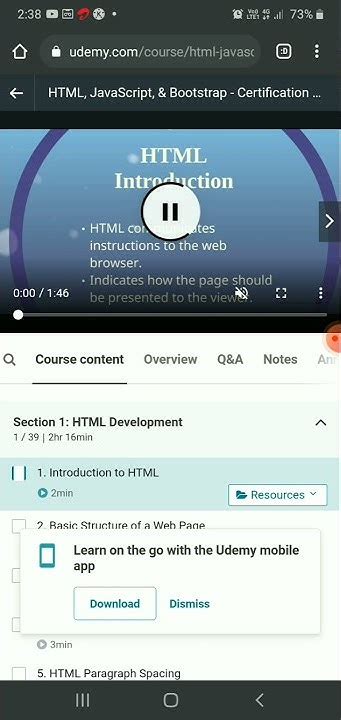Udemy Free Course Html Javascript And Bootstrap Certification Course Ends On 17621 Youtube