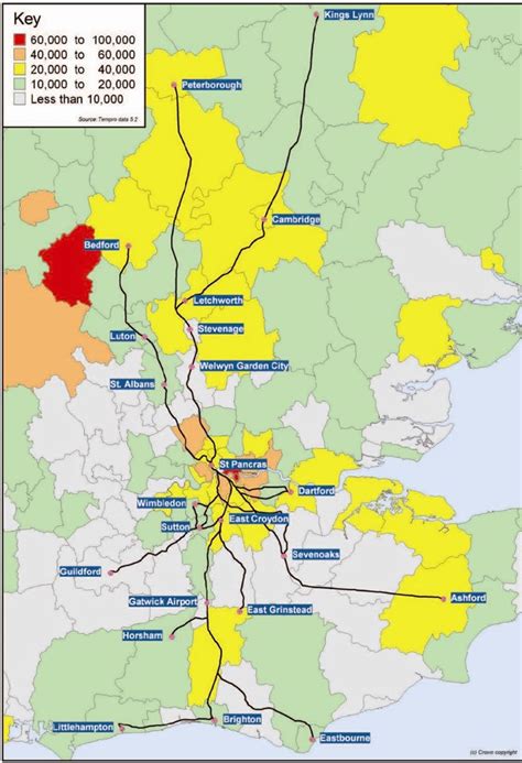 Thameslink Map Of Expanded Thameslink Route
