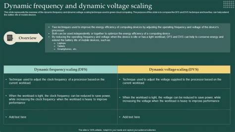 Dynamic Voltage And Frequency Scaling Powerpoint Presentation And Slides Ppt Powerpoint Slideteam