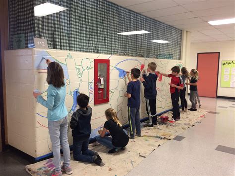 Wines Elementary School Wide Mural Project Treetown Murals