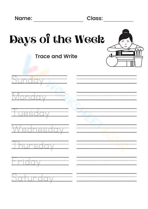 Days And Months Free Printables Universal Publishing Blog Worksheets Library