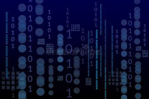 ones and zeros digital binary code background stock illustration illustration of graphic