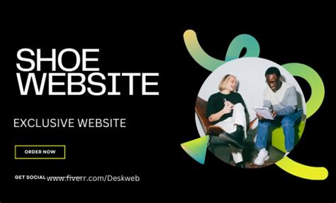 build a functional and responsive shoe website by deskweb fiverr