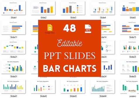 48 Highly Sorted Bar Graph Ppt Editable Templates Bar Graph Etsy