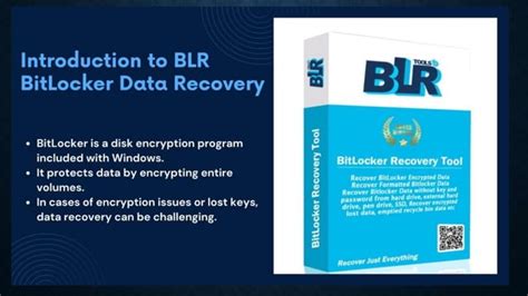 Bitlocker Data Recovery Blr Tools Data Recovery Solutions Ppt