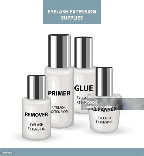 속눈썹 확장 응용 프로그램 도구 및 공급 합니다 리무버 뇌관 클렌저 접착제입니다 메이크업 및 화장품 절차에 대 한 제품입니다 모자와 현실적인 플라스틱 용기입니다 화장품