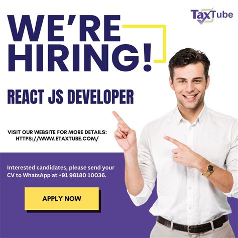 Reactjs Reactdeveloper Frontenddeveloper Javascriptjobs
