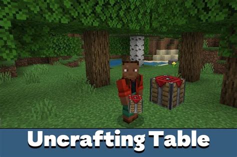 Download Uncrafting Table Mod For Minecraft Pe Uncrafting Table Mod For Mcpe