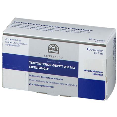 Testosteron Depot 250 Mg Eifelfango® 10x1 Ml Mit Dem E Rezept Kaufen