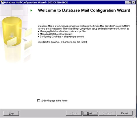 programming projects sending automated sql server notification emails