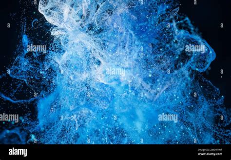 Abstract Wave Particles Diffuse Powder 3d Rendering Digital Drawing