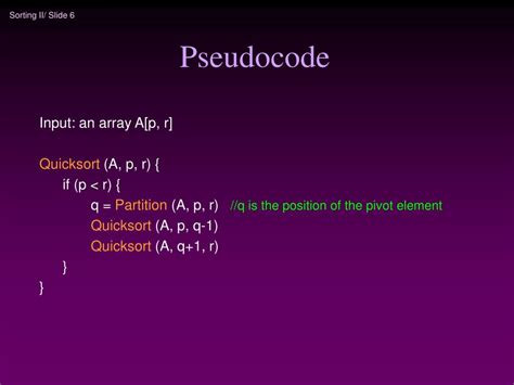 Ppt Quicksort Powerpoint Presentation Free Download Id 847986