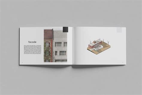 Interior Design Portfolio Template Architecture Babe Project Layout Brochure Minimalist