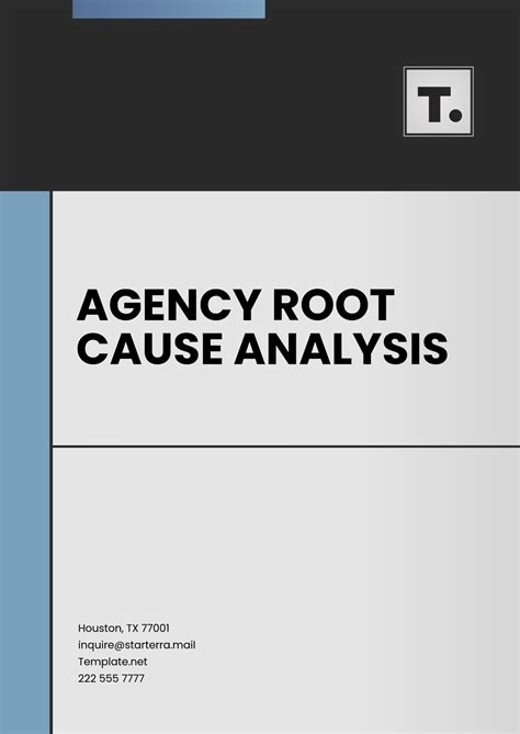 Free Agency Root Cause Analysis Template To Edit Online