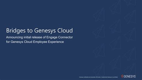 Genesys Engage Contact Center Product Roadmappptx Cloud Computing
