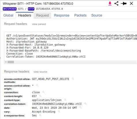 embedding raw headers in communications spider