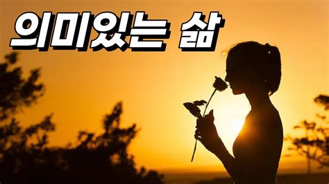 의미있는 삶 Youtube